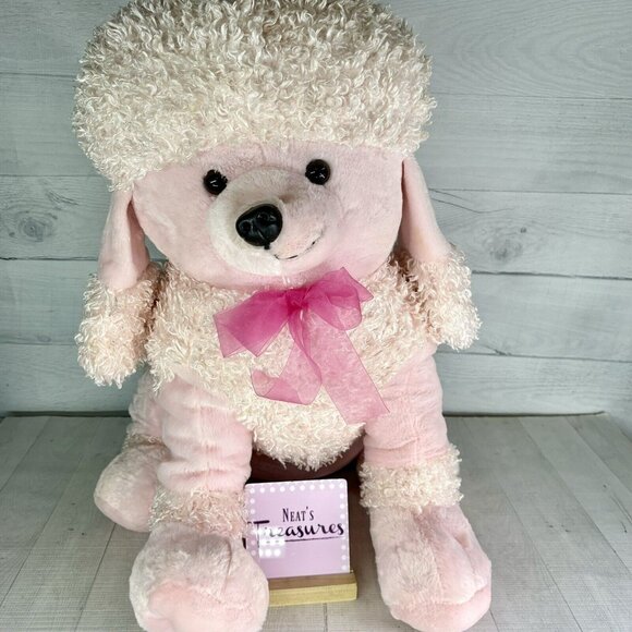 Dan Dee | Toys | Dan Dee Pink Poodle Puppy Animal Dog Curley Hair Toy ...